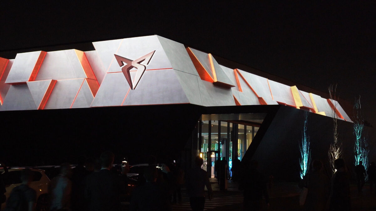 Cupra Headquarters Projection Mapping Opening Event - Tigrelab