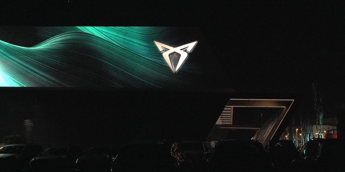 Cupra Headquarters Projection Mapping Opening Event - Tigrelab